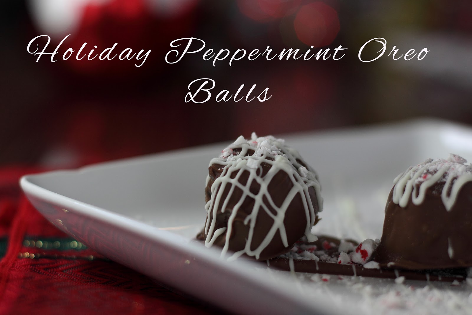 Holiday Peppermint Oreo Balls Recipe - A Sparkle of Genius