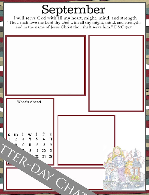 Latter-day Chatter: Editable September Newsletter