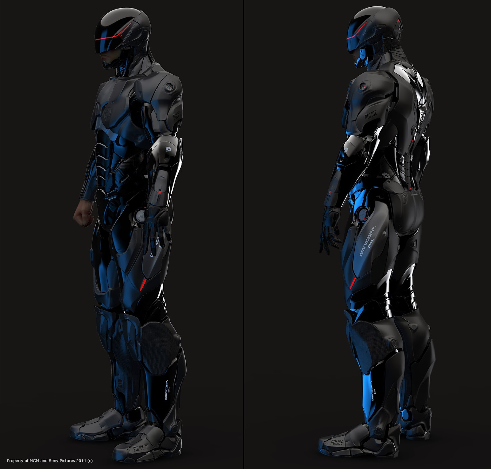 Awesome ROBOCOP 2014 Armor and Weapons Concept Art by Vitaly Bulgarov ...