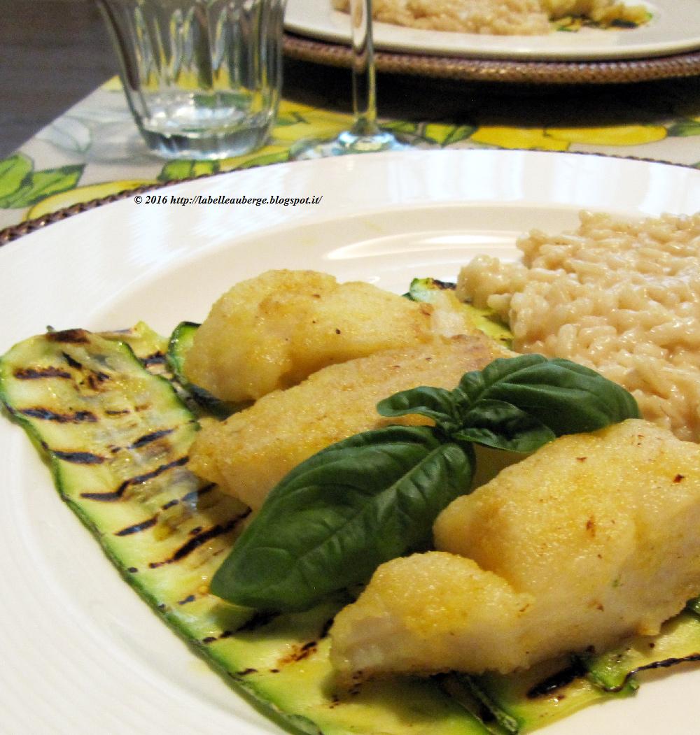 La Belle Auberge: Bocconcini di merluzzo dorati, zucchine grigliate e ...