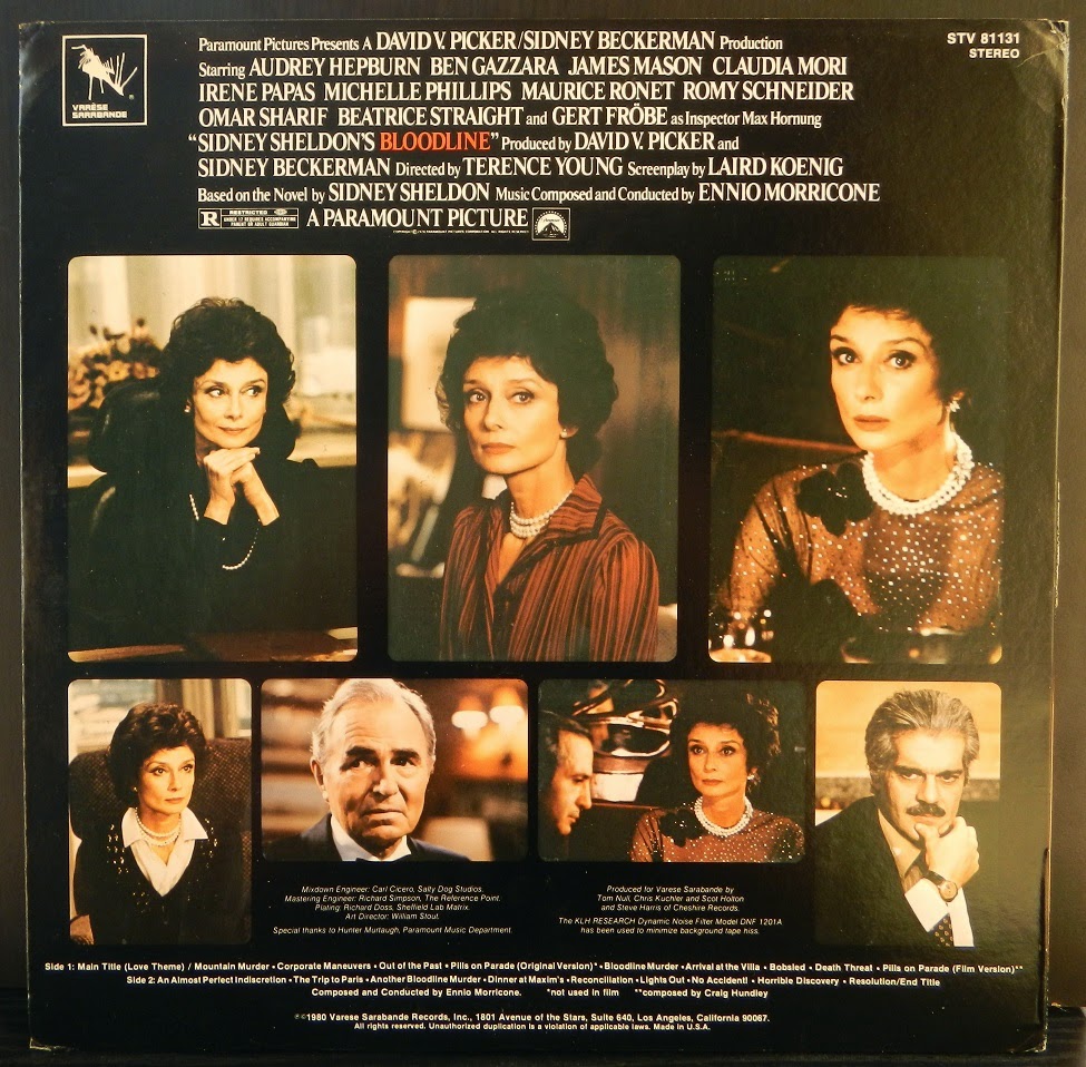 Aizen Trade: LP VINYL - BLOODLINE (ENNIO MORRICONE) (AUTOGRAPHED ...