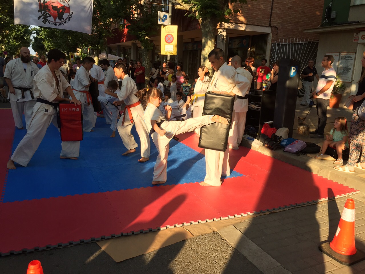 HUKUTSU DOJO: EXHIBICIÓN KYOKUSHIN KARATE SHOPPING NIGHT 2015
