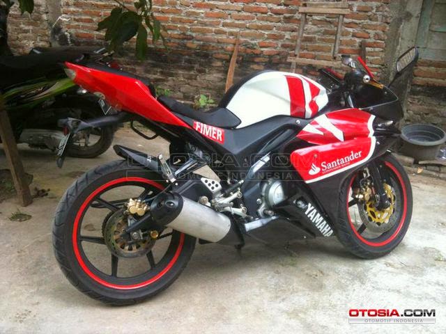 Gambar Yamaha Vixion Custom Modif Jadi YZF R125 Full Body