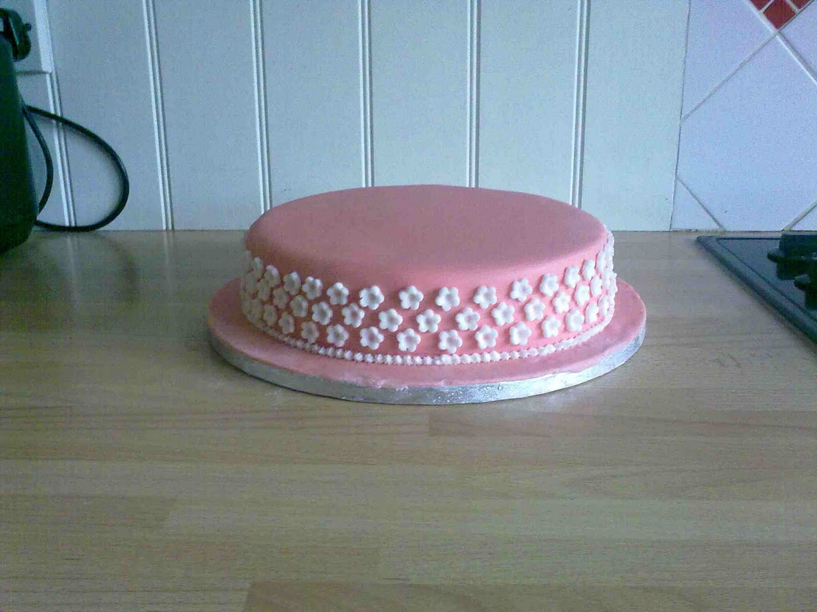 Pitcher Perfect Cakes: Bottom and top layers of Christening cake