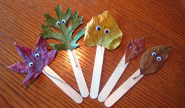 Fall leaf craft ideas ~ projects art craft ideas