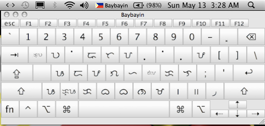 Baybayin Modern Fonts: Baybayin Keyboard Layout for Windows 7, 8+, 10