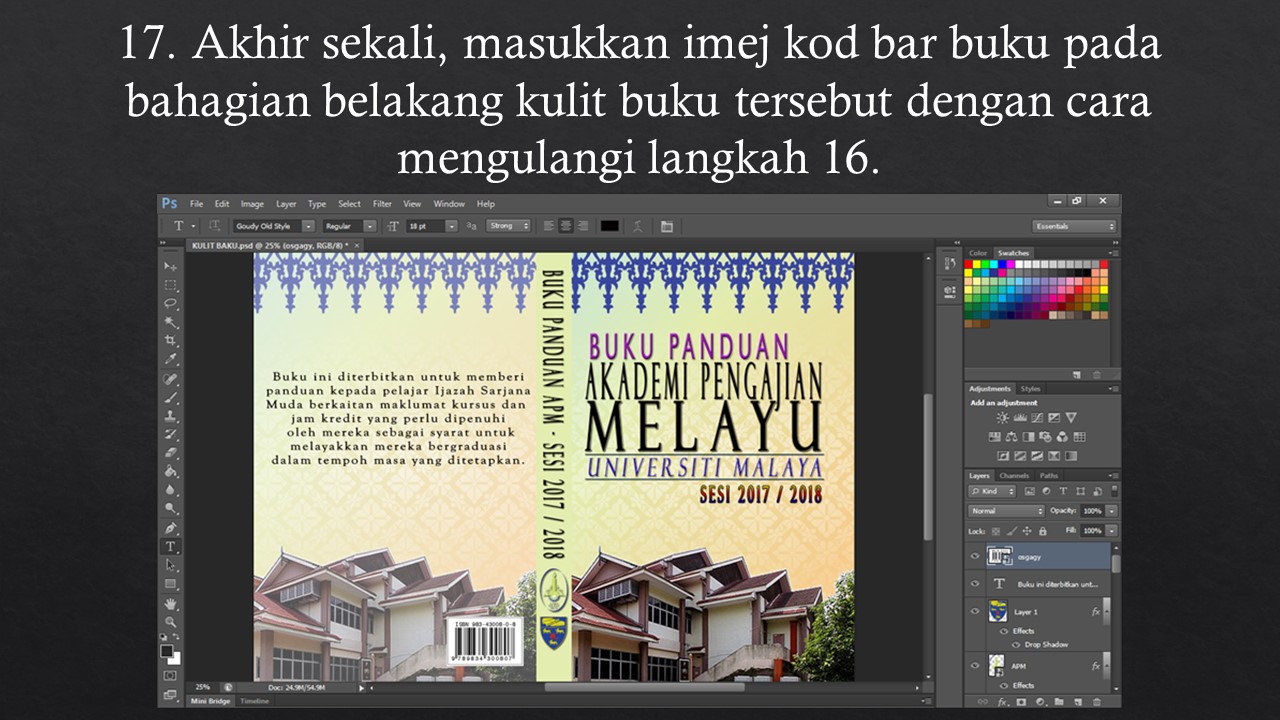 LANGKAH MUDAH MENGHASILKAN KULIT BUKU | TUTORIAL BUAT 'COVER BOOK ...