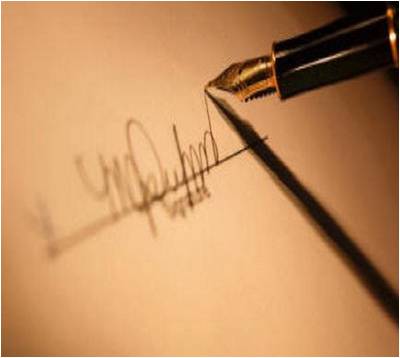 "LA FIRMA Y LA RUBRICA"