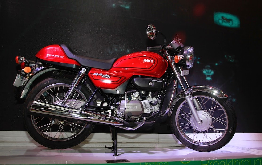 Bikes: Newly Unveiled Hero MotoCorp Splendor Pro Classic Specs Price ...
