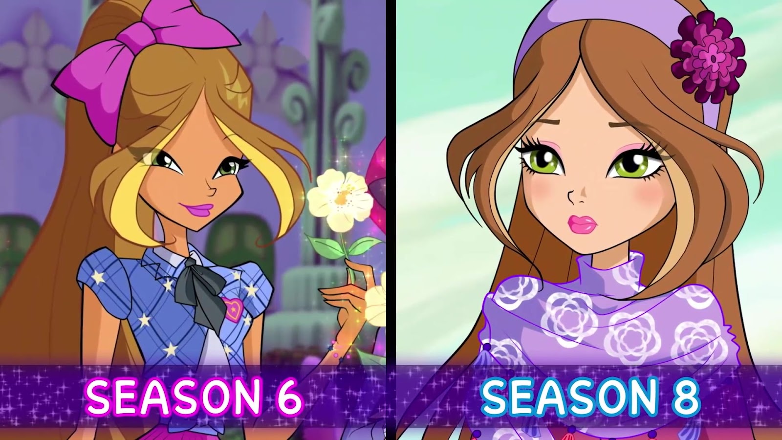 Winx Club fairies evolution from Season 1 to 8 🌟 - Winx Club All