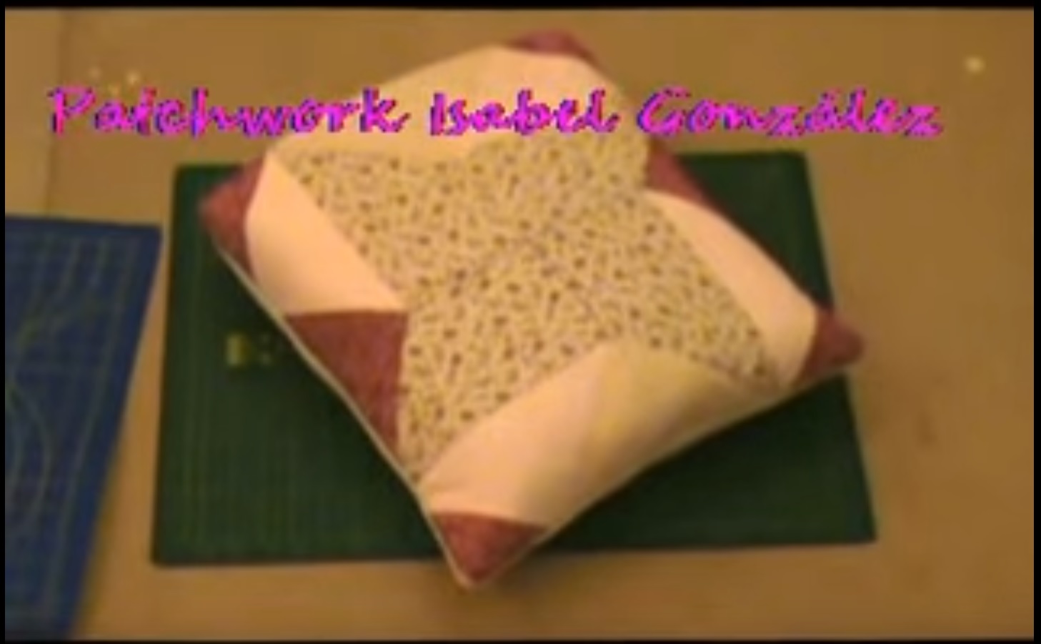 Como hacer un cojín manta (cushion blanket) | Patchwork Isabel González