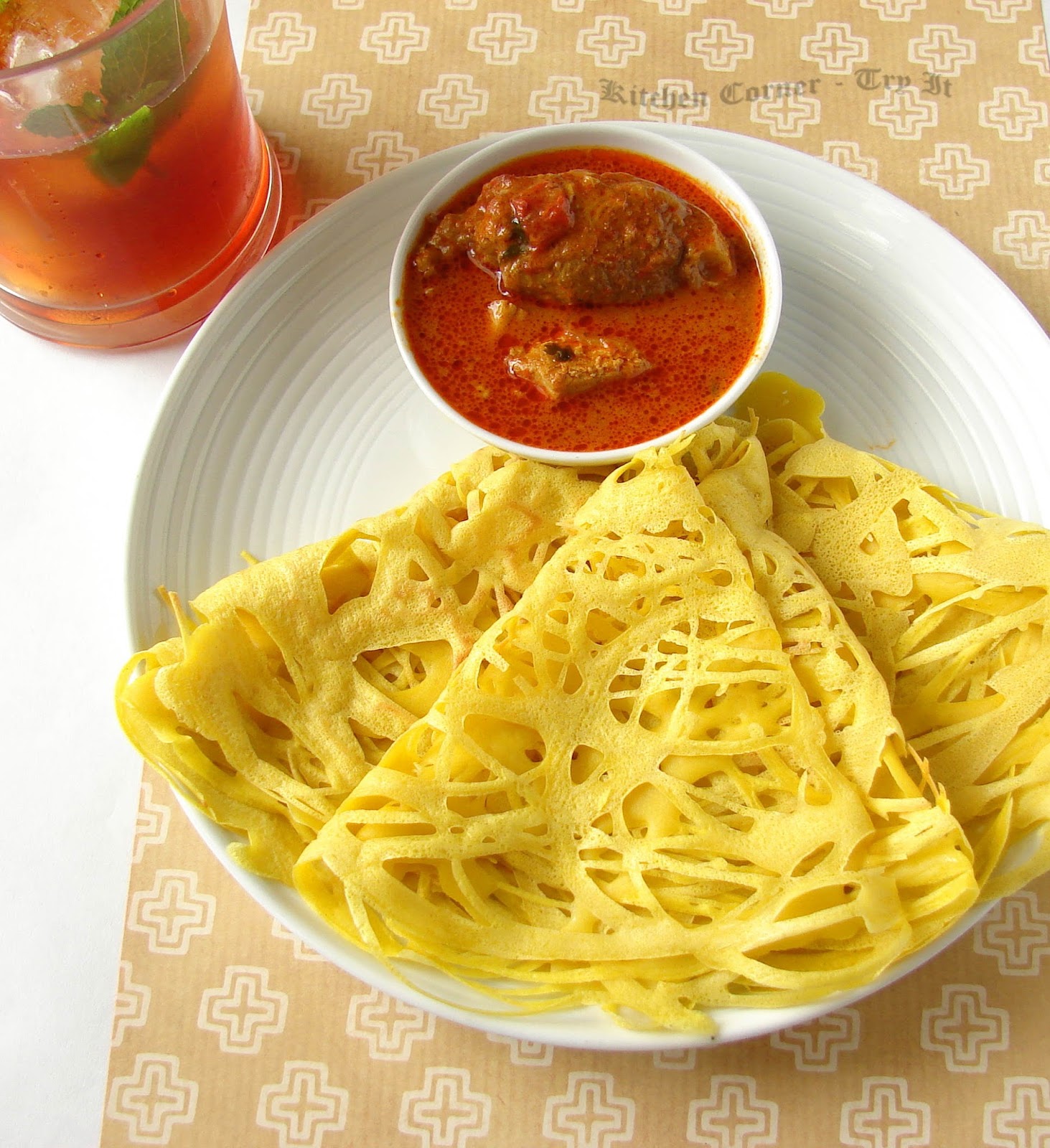 Roti Jala- Malaysian Net/ Lace Crepes