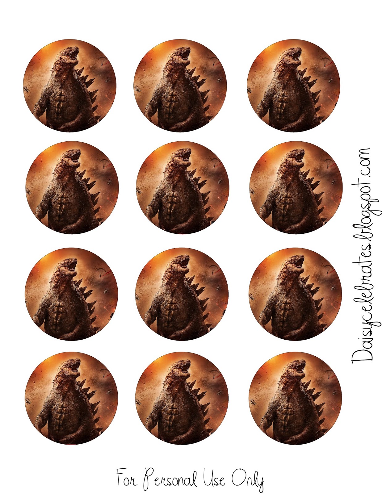 Godzila Party Free Printable Mini Kit. - Oh My Fiesta! for Geeks