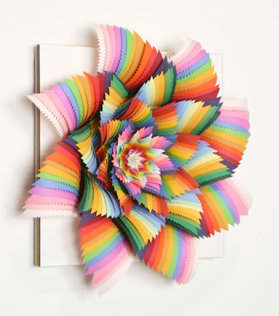 Psychedelic 3D Dimensional Papers Sculptures Art ~ FunGur.BlogSpot.com