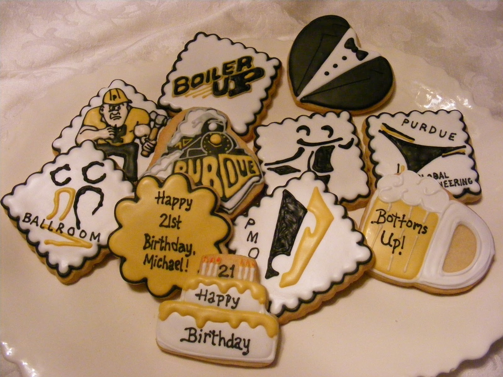 Sweets By Sherie: 21st Birthday: Purdue