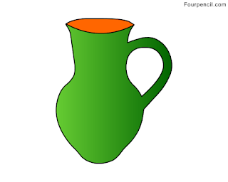 FourPencil: How to draw a Jug for kids - step by step
