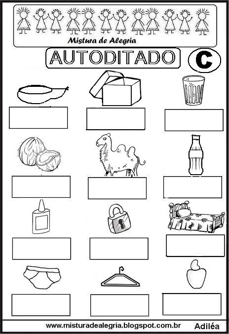 Mistura de Alegria: LIVRO MEUS AUTODITADOS, AUTODITADOS SÍLABAS SIMPLES ...