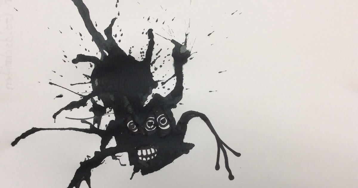 Art with Mrs. Elliott : Stefan Bucher Ink Monsters!