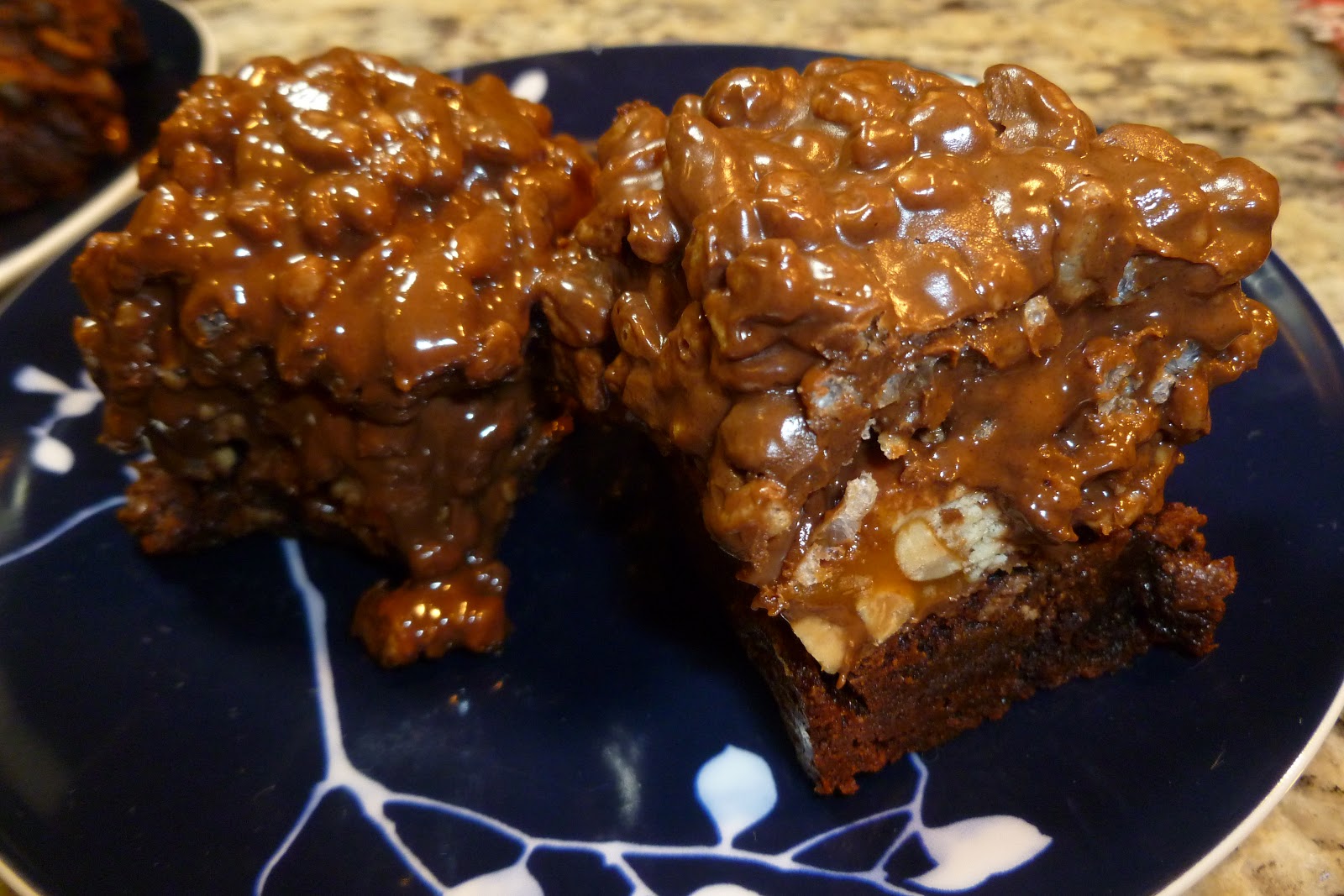 The Pastry Chef's Baking: Peanut Butter Cup & Snickers Crunch Brownies