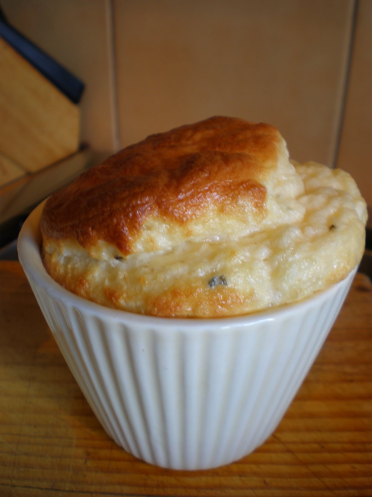 The InTolerant Chef ™: Twice Baked Goat Cheese Souffle