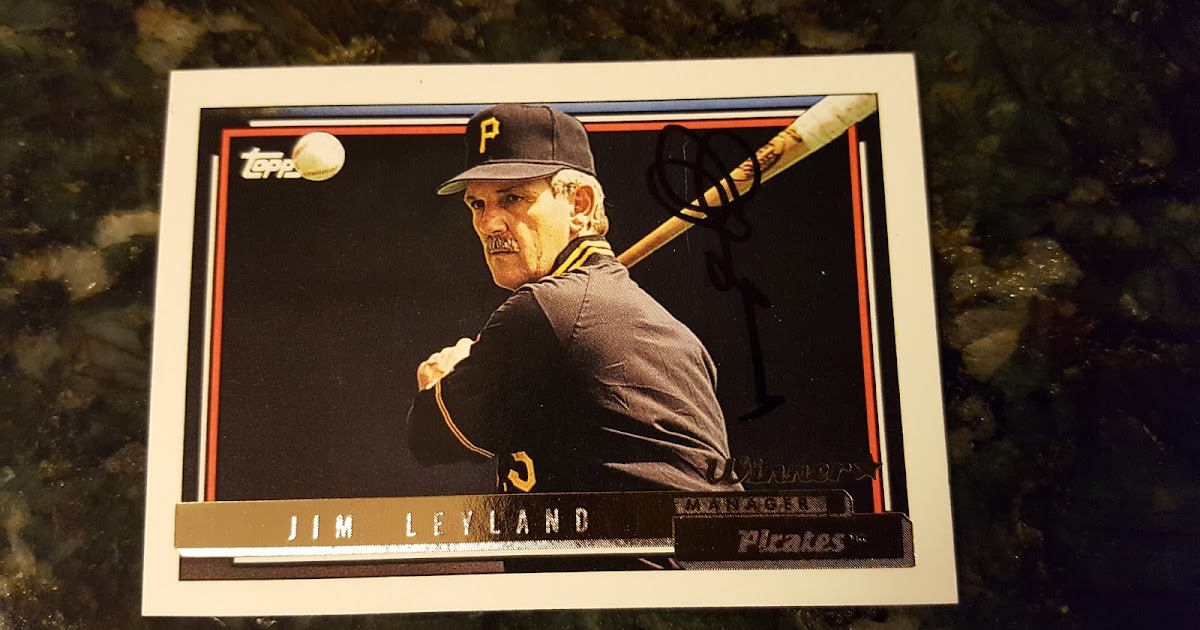 Autograph Through The Mail Athletes: Jim Leyland