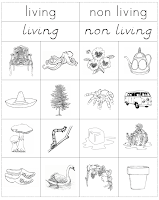 The Helpful Garden: Living Nonliving Cut and Paste Work