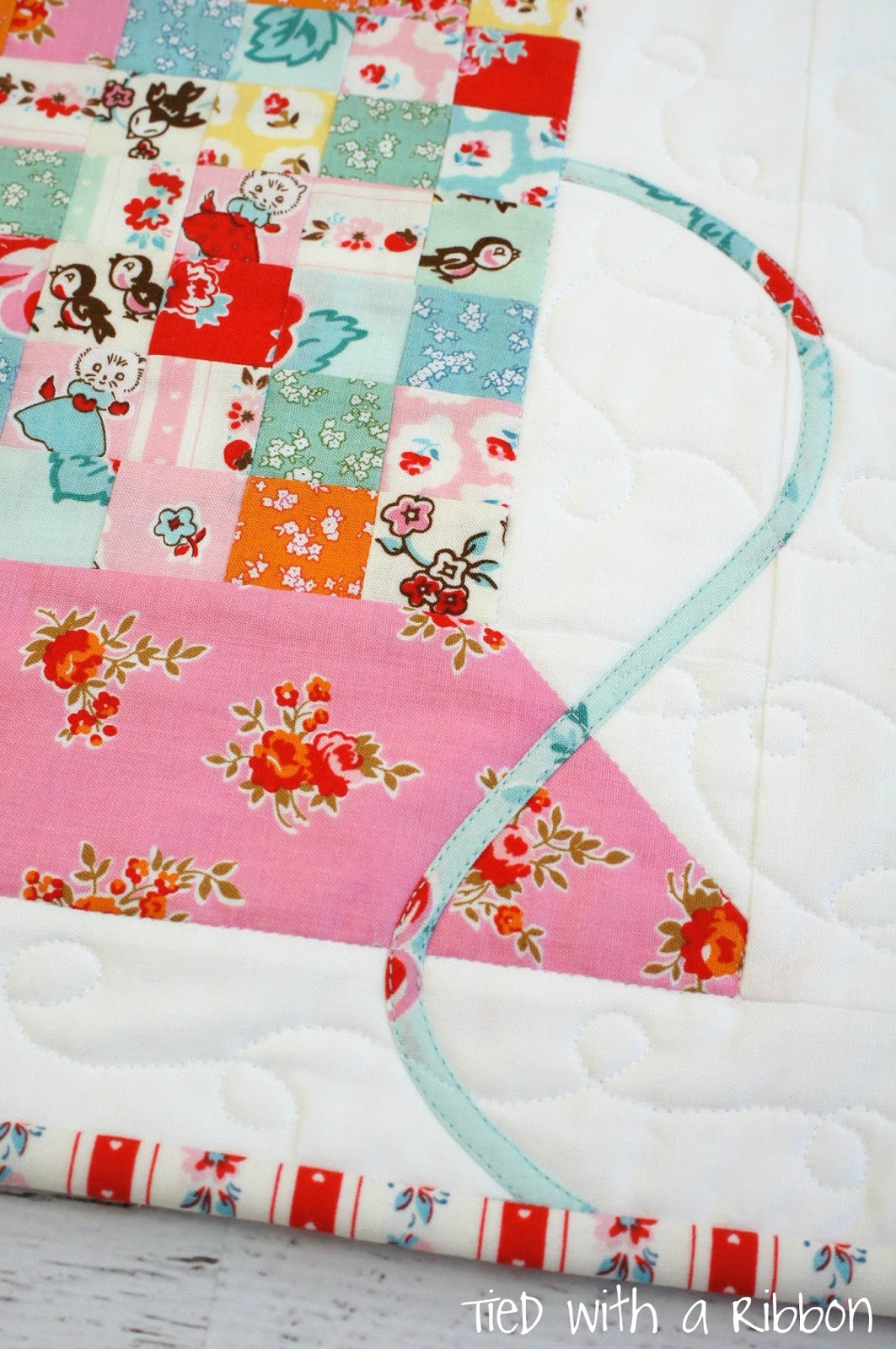 Tied with a Ribbon: Vintage Cotton Reel Mini Quilt - New Pattern