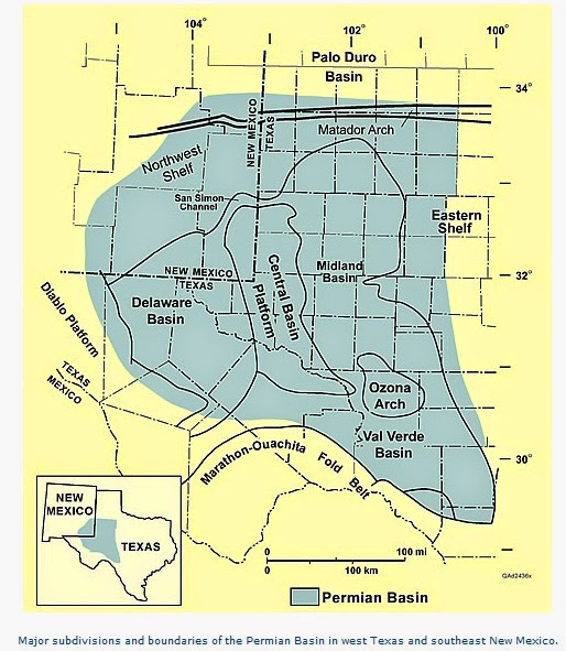 History of the Earth: August 23. Permian Basin, West Texas