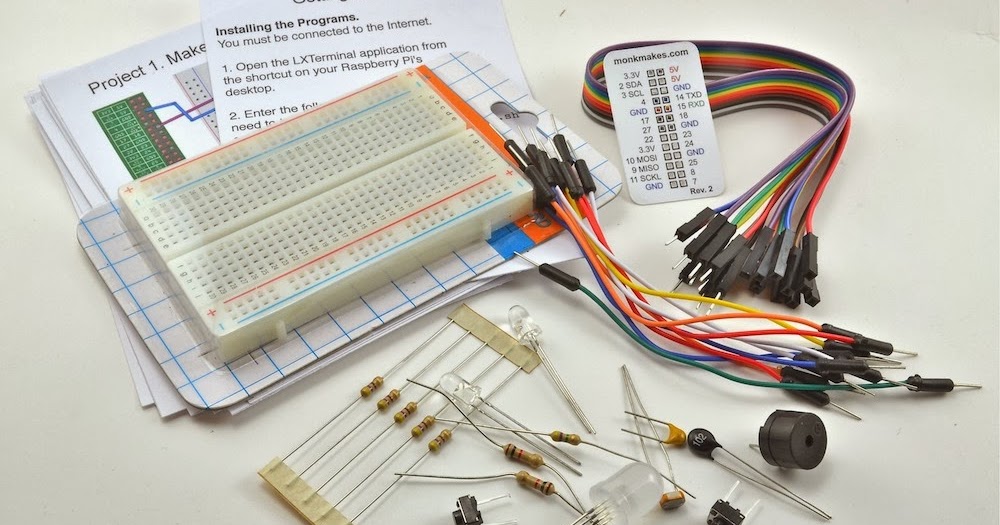 Dr. Monk's DIY Electronics Blog: Raspberry Pi Electronics Starter Kit