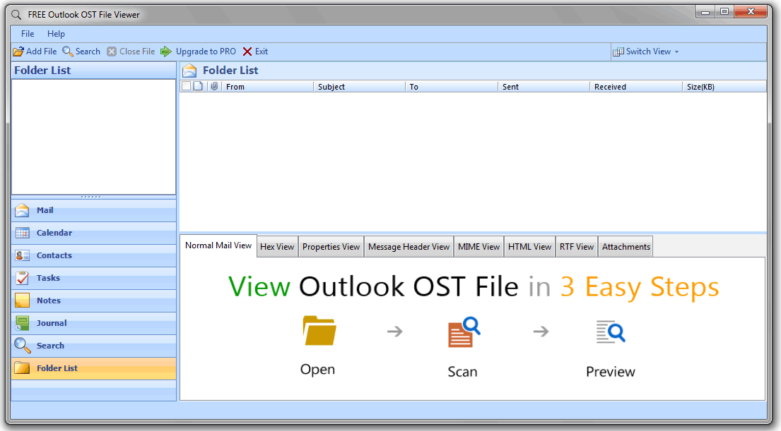 Use OST File Viewer to view OST Files without using MS Outlook ...