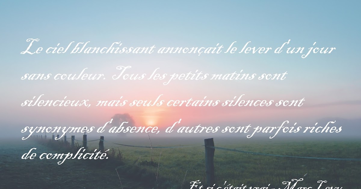 Citations - Marc Levy - Et si c'était vrai... | Le français entre quat ...