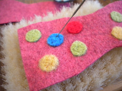 Harujion Design: Needle Felted Bow (Tie) Brooches