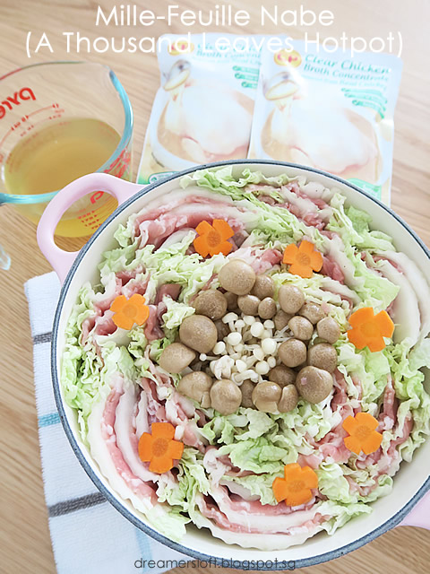 DreamersLoft: Mille-Feuille Nabe (A Thousand Leaves Hotpot)