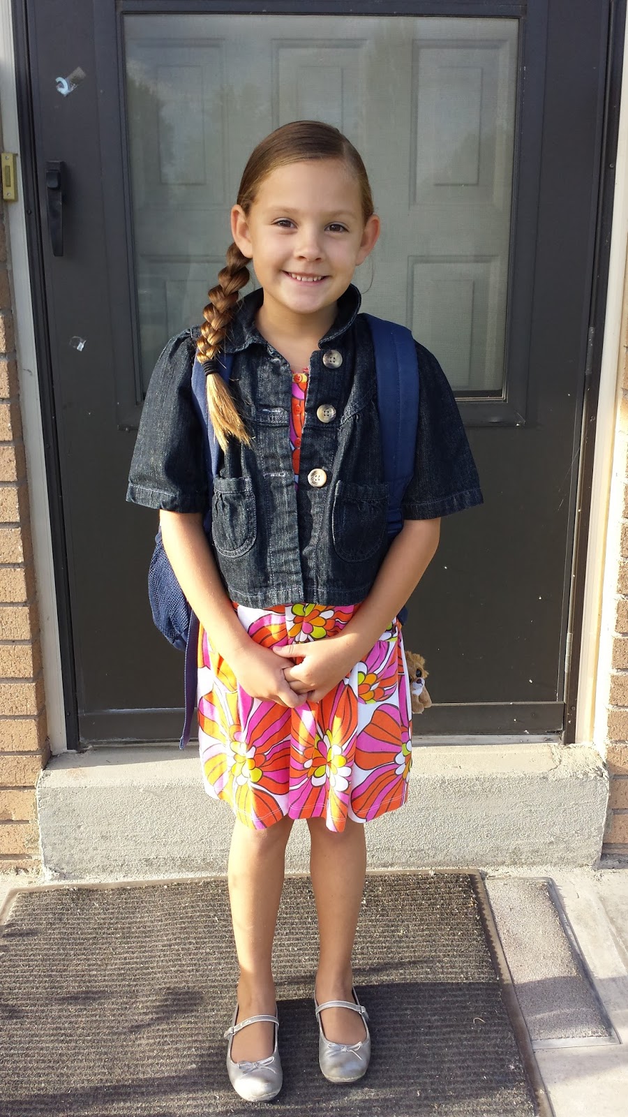 The Martushev Family: First day of First Grade!