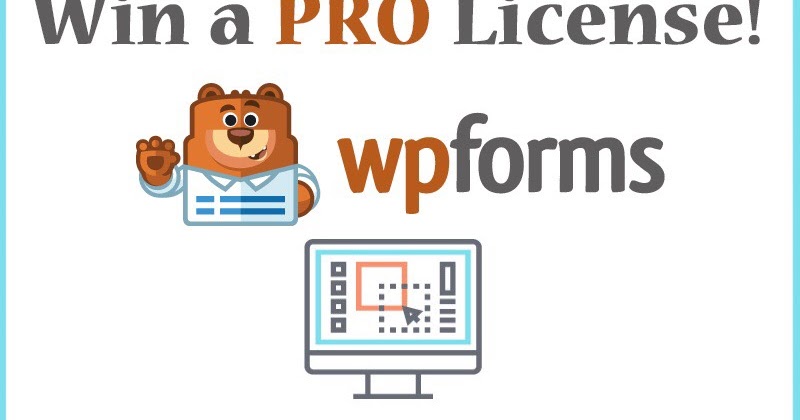 Enter to win a WPForms Pro Package - Best WordPress Contact Form Plugin (ARV $200)