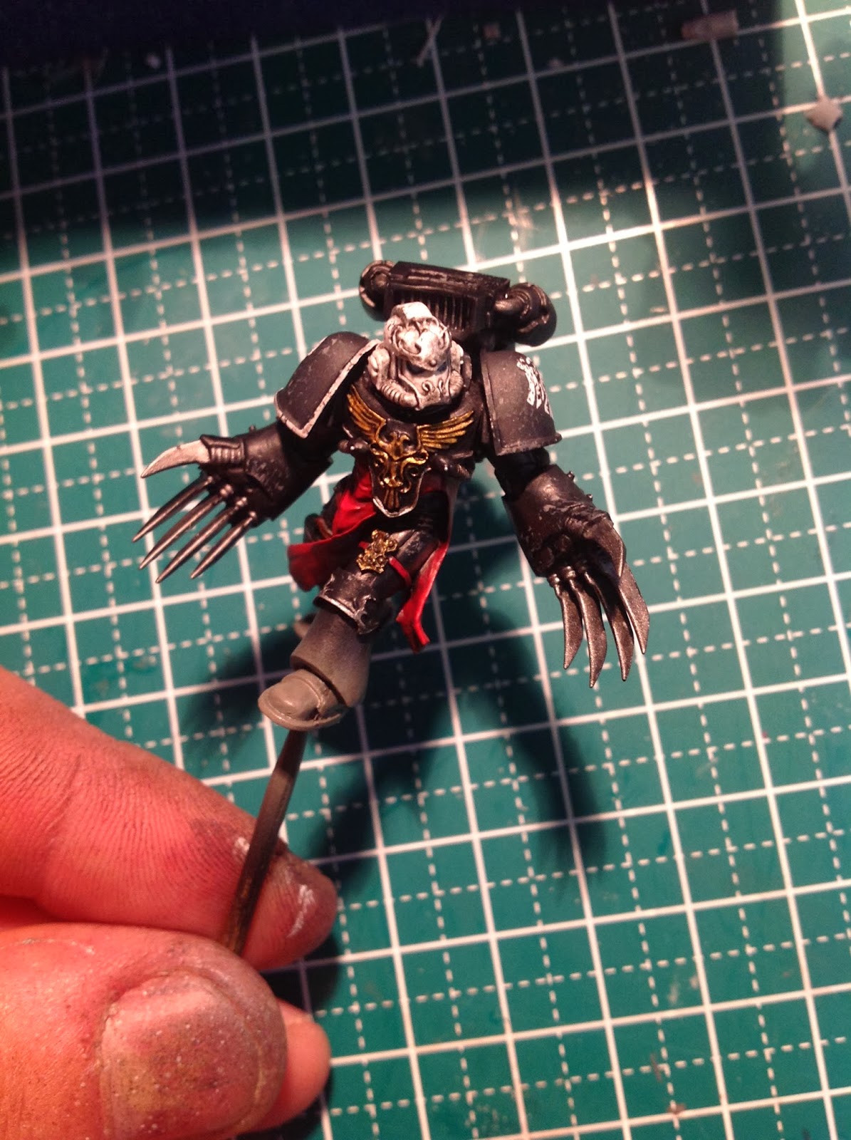 A Galaxy In Flames: Raven Guard Jump Pack Commander