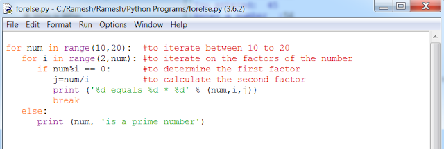 PYTHON BASICS - RAMESH'S BLOG