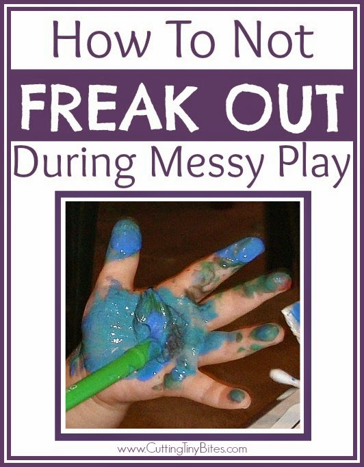 How to Not Freak Out During Messy Play | What Can We Do With Paper And Glue