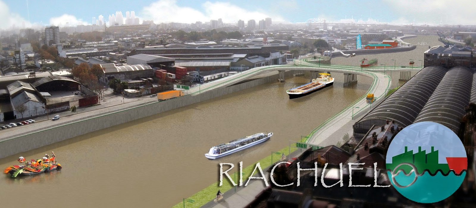 RIACHUELO: NEGOCIOS, EL PUENTE Y LOS BARCOS DEL RIACHUELO