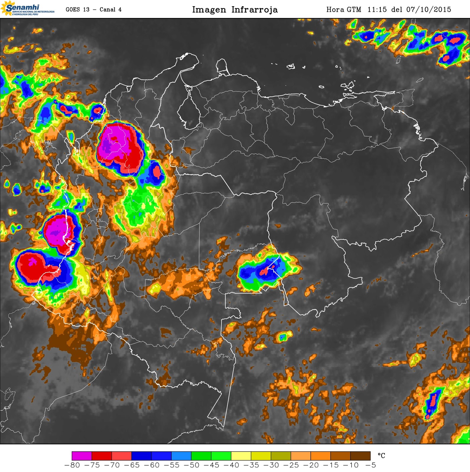 El tiempo meteorológico en Venezuela: Previsión meteorológica para ...