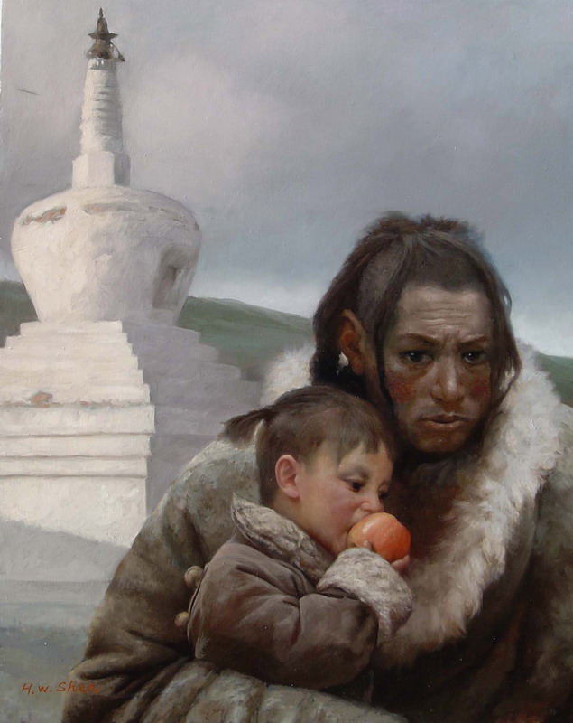 Painting of Han-Wu Shen artist, Han-Wu Shen paintings