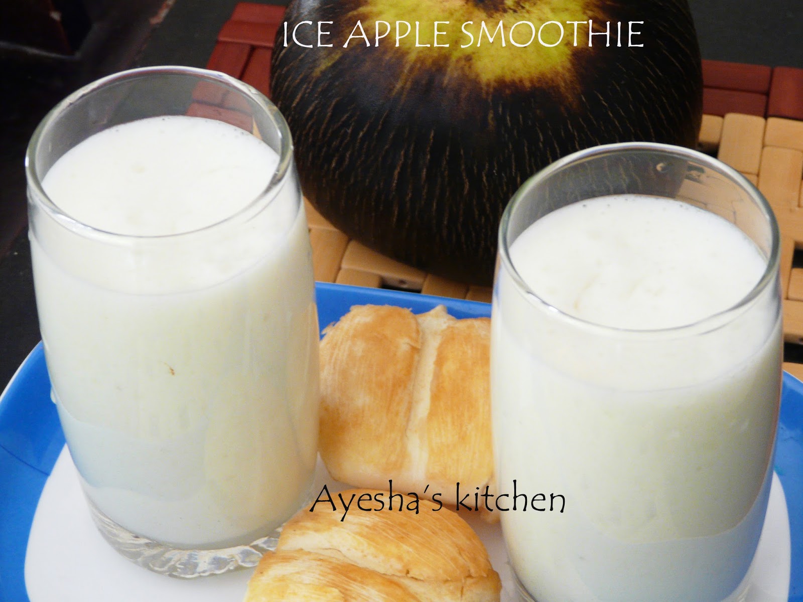 MILK SHAKE RECIPE - ICE APPLE / PALM FRUIT SMOOTHIE