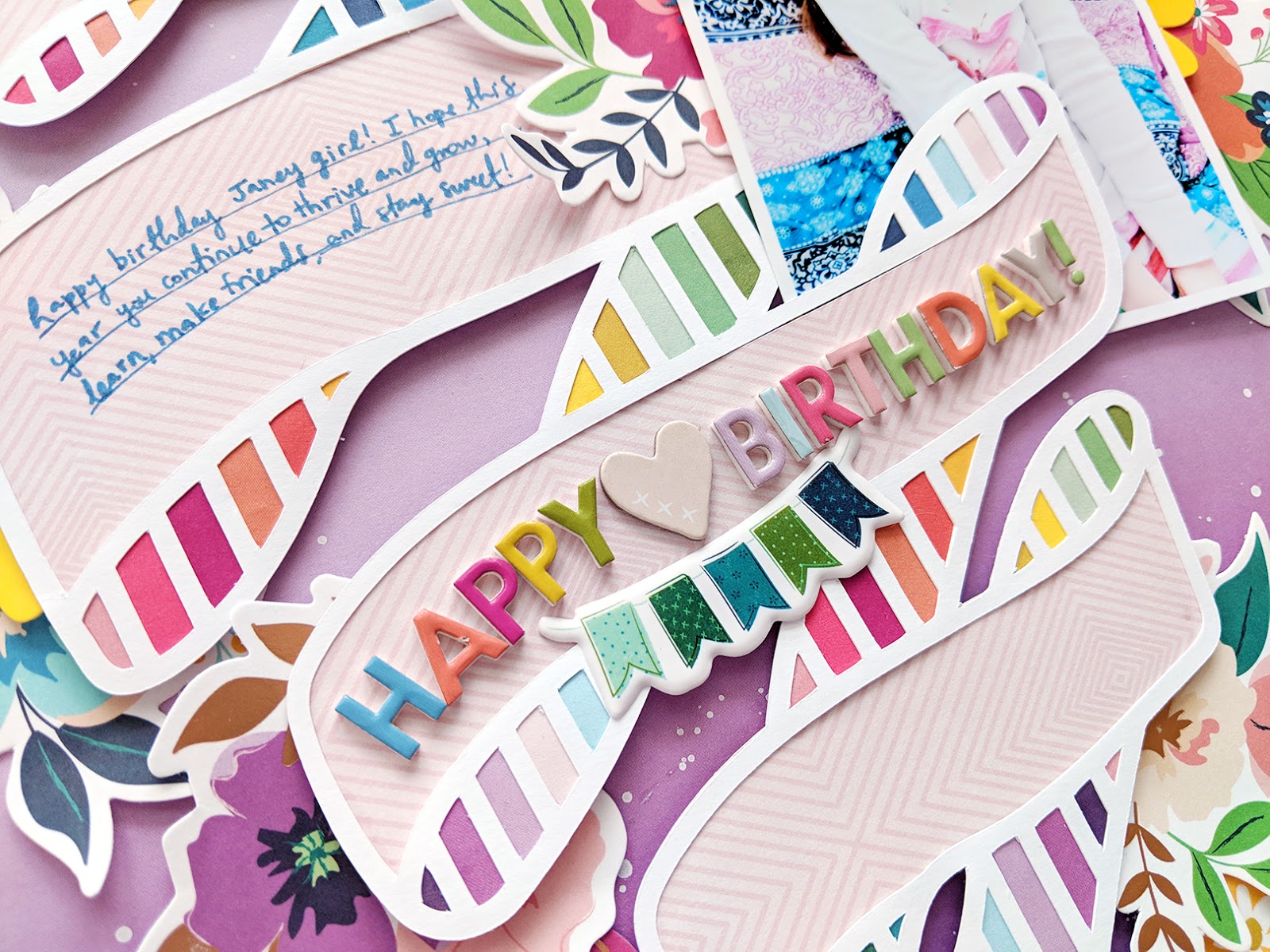 Happy Birthday Layout | Paige Taylor Evans