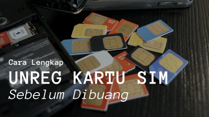 Begini Cara Unreg Nomor SIM Card Yang Telah Diregistrasi | Diki999