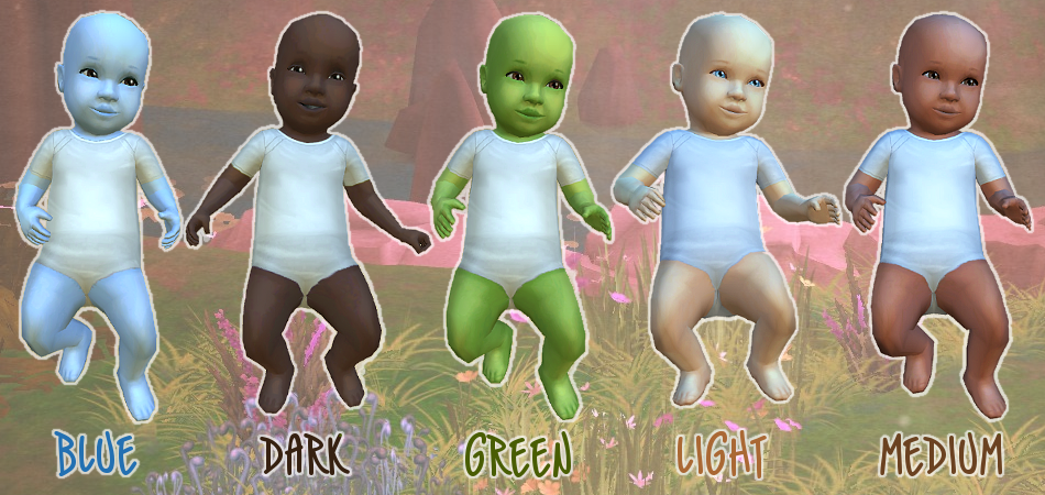 Sims 4 baby skin - vorewaX