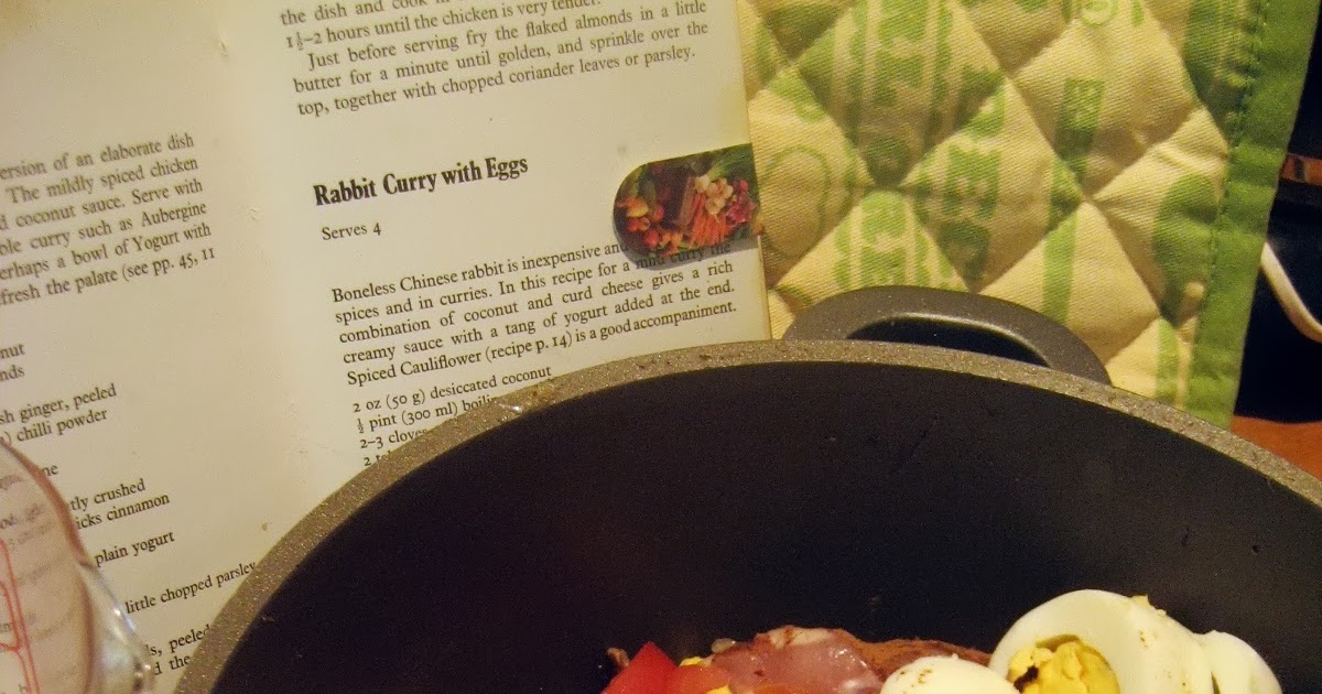 PEBBLE SOUP: Rabbit Curry with Eggs