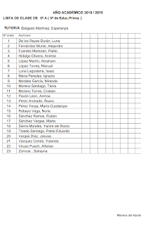 BLOG DEL CEIP LEPANTO MAIRENA: LISTAS DE CLASE INFANTIL Y PRIMARIA