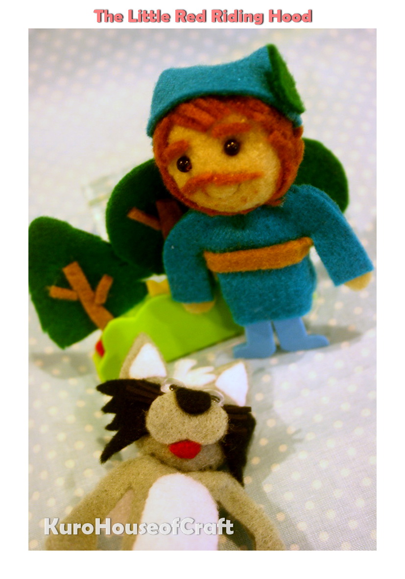 KuroHouse of Craft: The Little Red Riding Hood - Finger Puppet