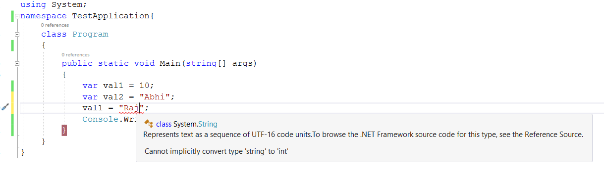 Understanding of Var Keyword In c# | C#.NET,SQL Server and Microsoft Azure Understanding of Var Keyword In c# | C#.NET,SQL Server and Microsoft Azure