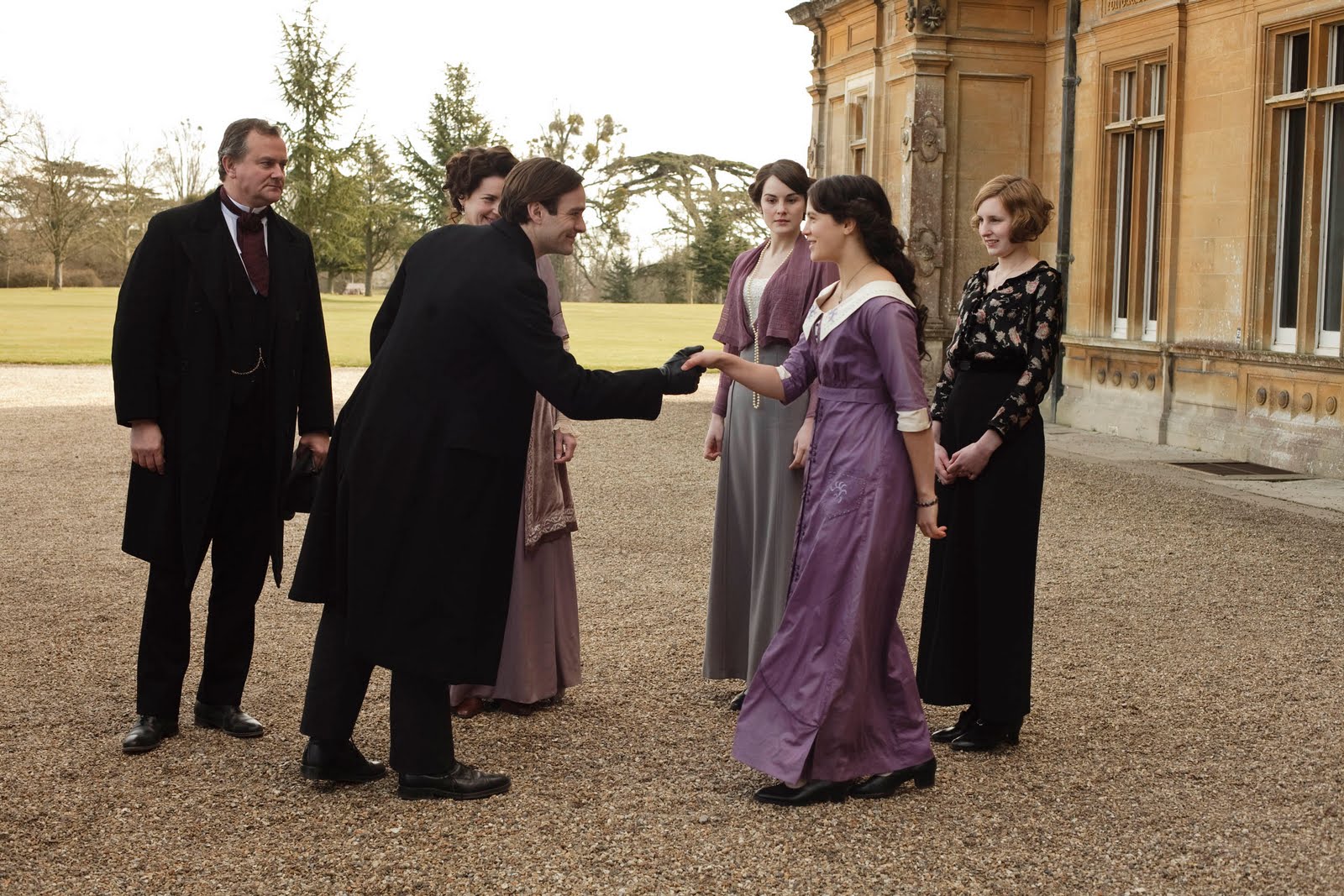 MISS CAVENDISH: Uptown, Downton: Lady Sybil's Purple Dress
